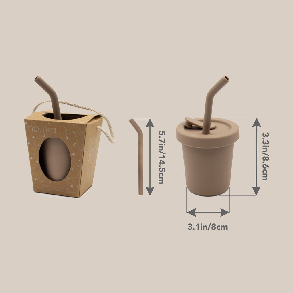 noüka Straw Cup 6 OZ - Leaf | noüka
