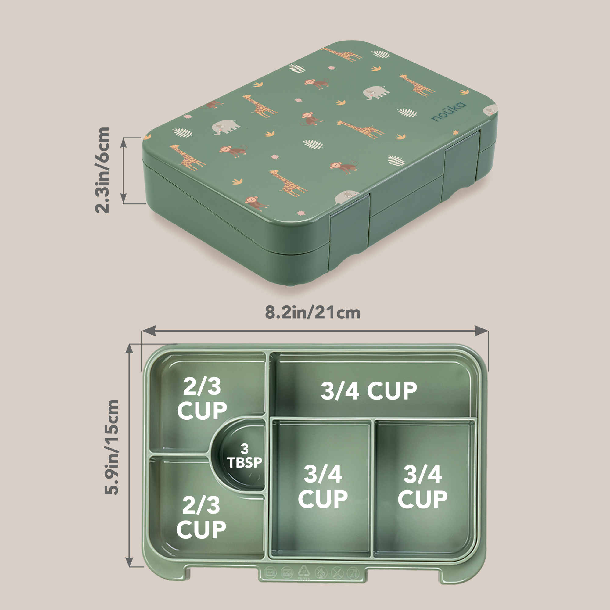 noüka Design Bento Chill Lunch Box - Ice Cream | noüka