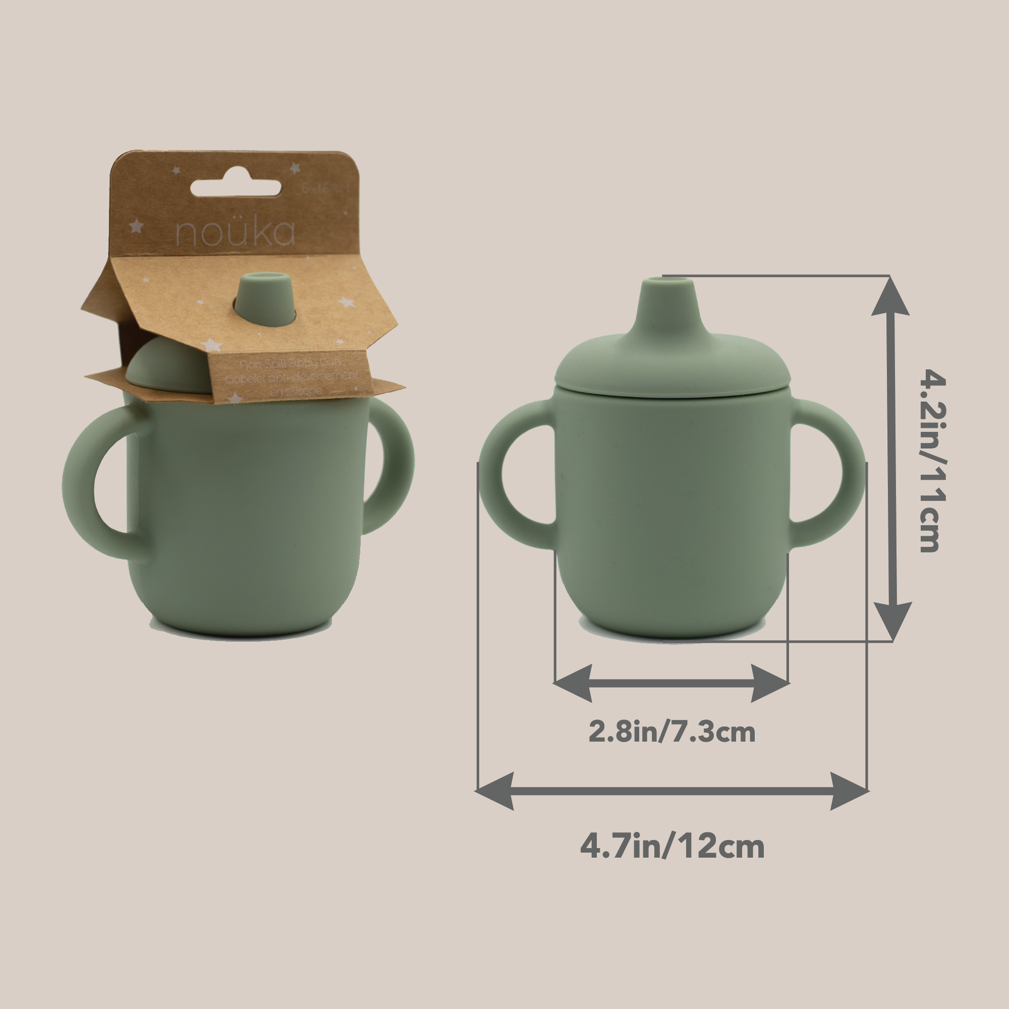 noüka Non-Spill Sippy Cup- Deep Moon | noüka