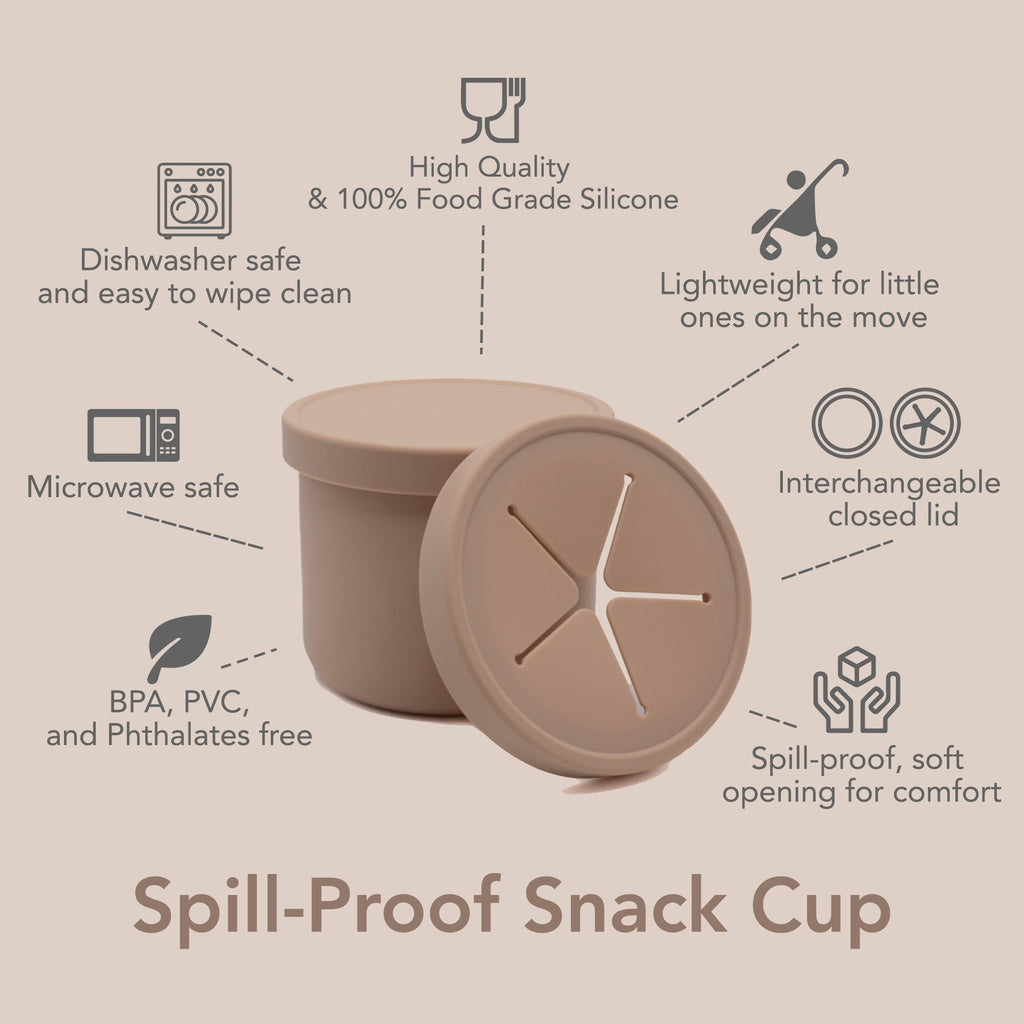 noüka Spill-Proof Snack Cup - Deep Ocean | noüka